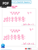 Quadratic Sequence Exam Questions | PDF | Mathematical Objects ...