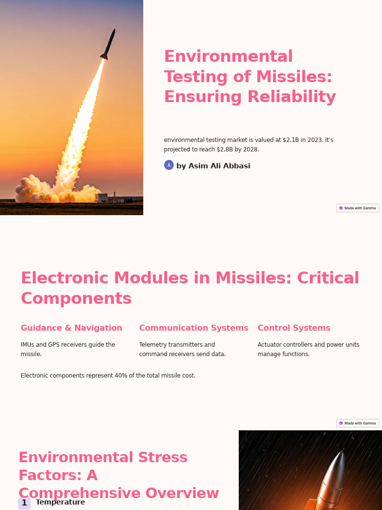 Environmental-Testing-of-Missiles-Ensuring-Reliability | PDF ...