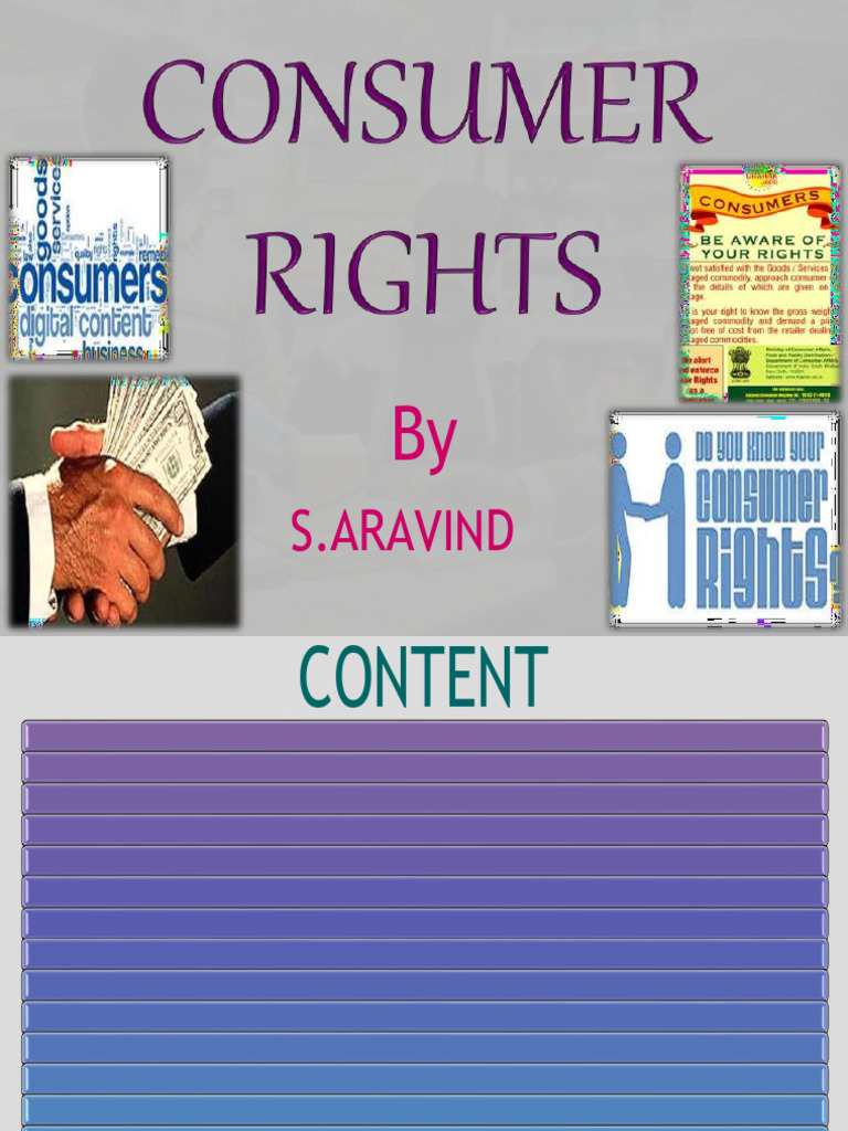 Consumer Rights and Protection in India | PDF | Safety | Goods
