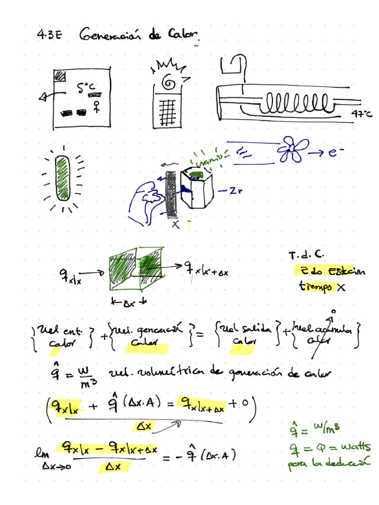 Generación de calor Apuntes-1 | PDF