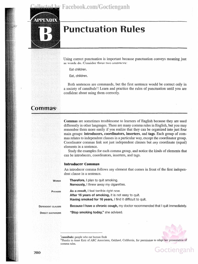 Punctuation Rules | PDF