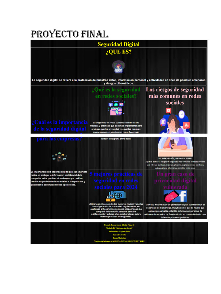 32.- PROYECTO FINAL SHARON | PDF