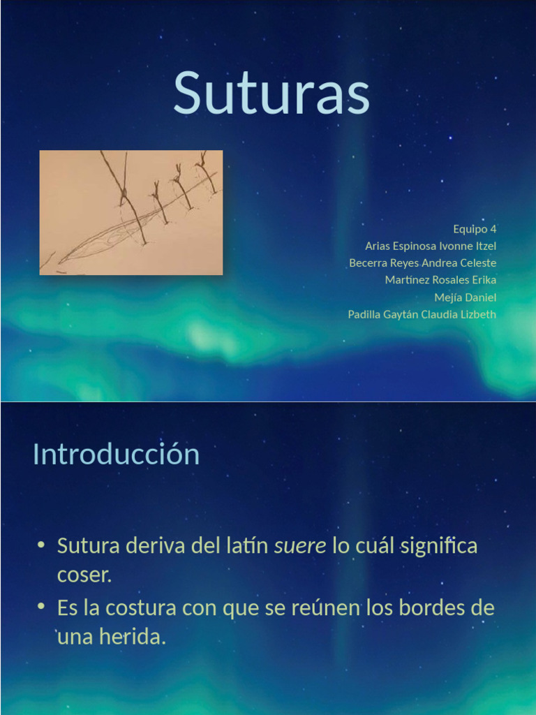 Suturas Fin | PDF | Sutura Quirúrgica
