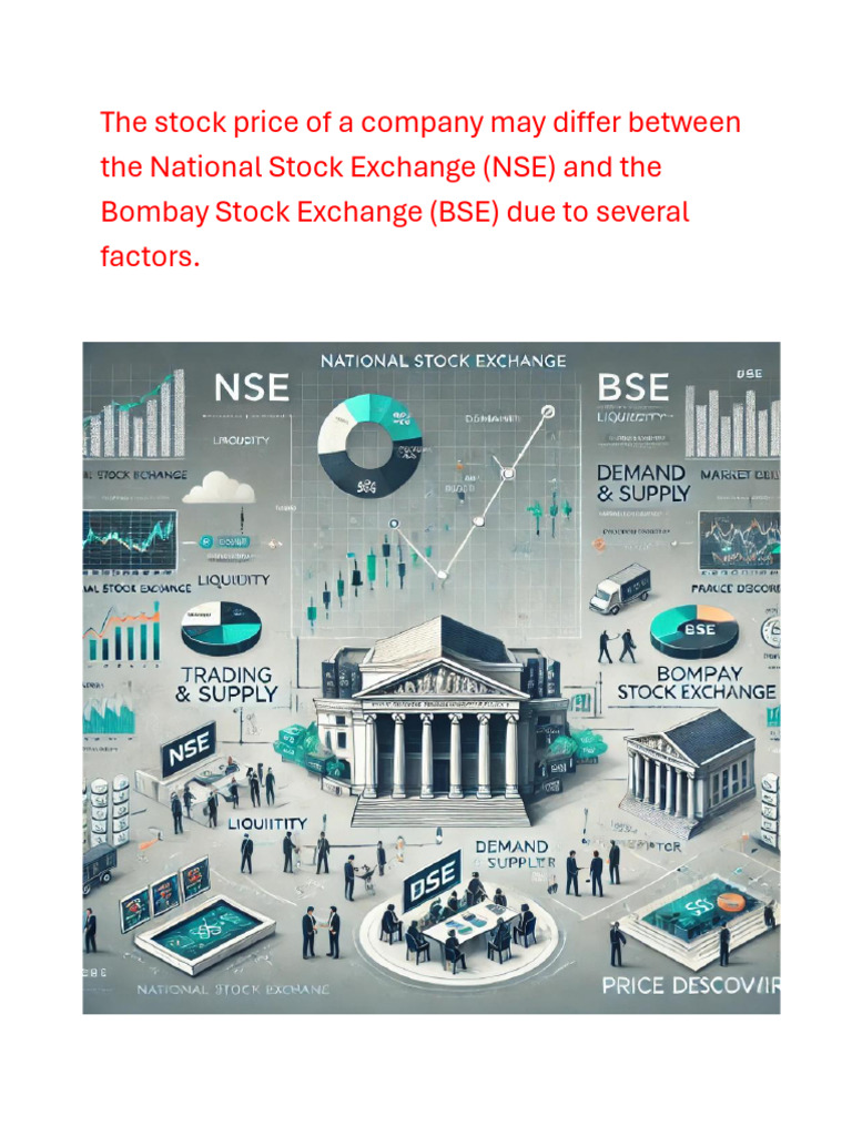 NSE Vs BSE (Price Difference) | PDF | Stocks | Market Liquidity