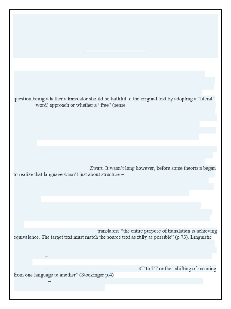 Linguistic Approach To Translation | PDF | Translations | Semantics