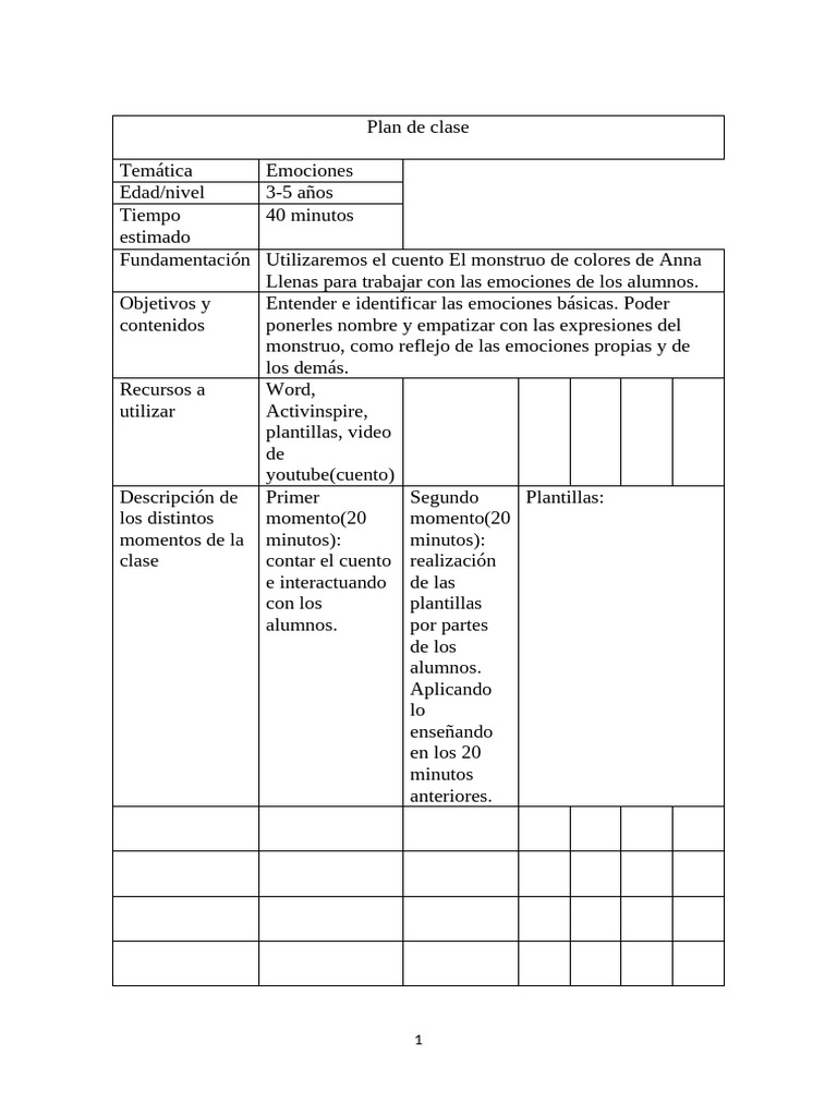 Plan de Clase TICS FINAL | PDF