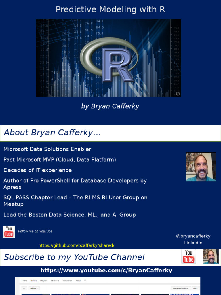 R PredictiveAnalytics | PDF | Command Line Interface | Scripting Language