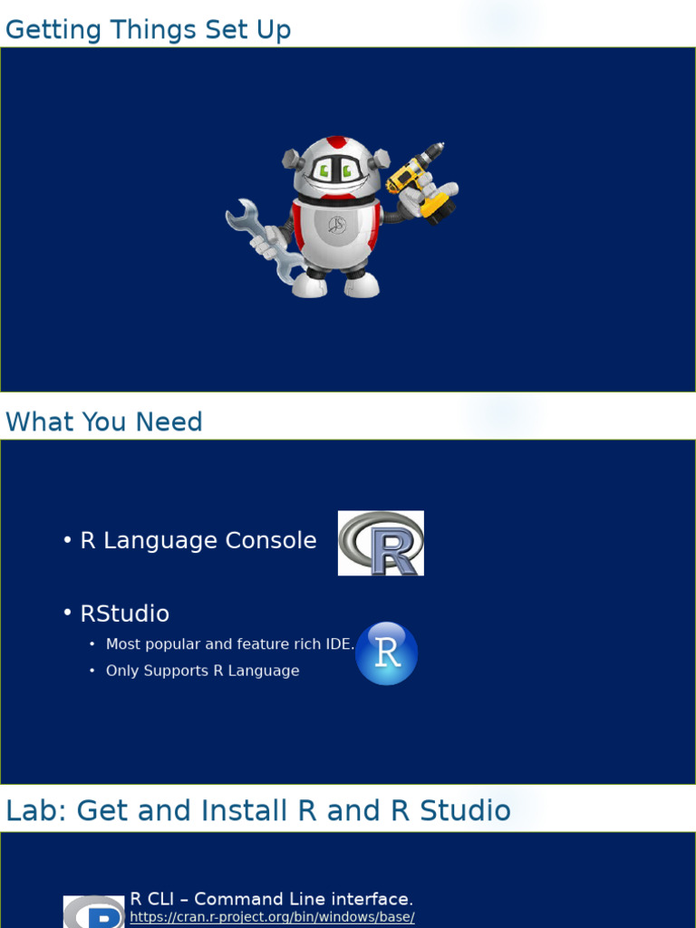 Setting Up R and RStudio for Modeling | PDF
