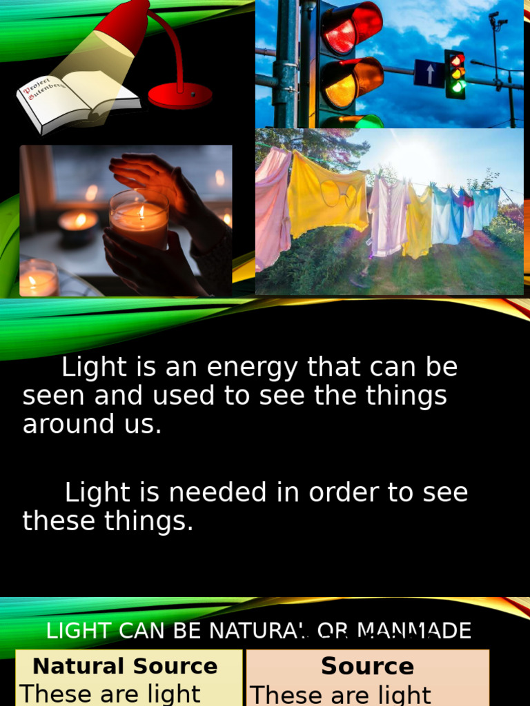 Sources and Uses of Light | PDF