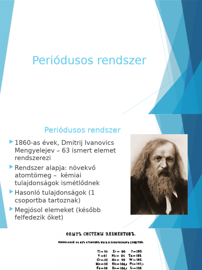Periódusos Rendszer | PDF