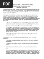 Chemical Spill Report Form Template | PDF