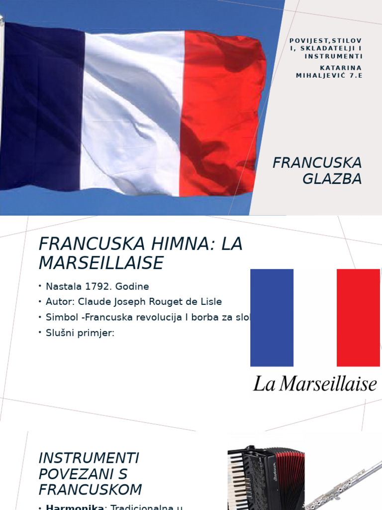 Francuska Glazba (1) .PPTX - 0 | PDF