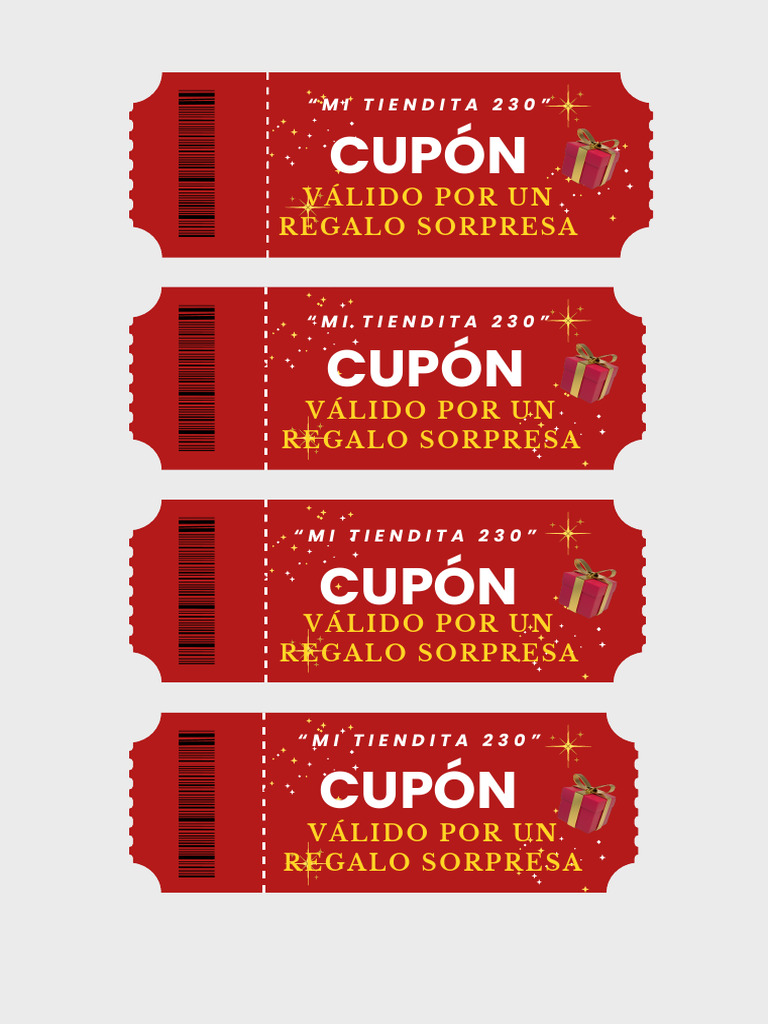 Cupones Navideños PDF | PDF