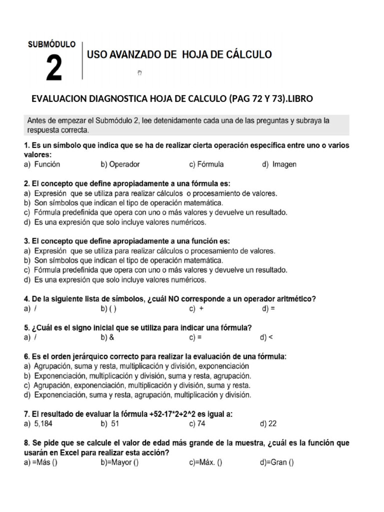 Actividades 123 Segundo Submodulo | PDF