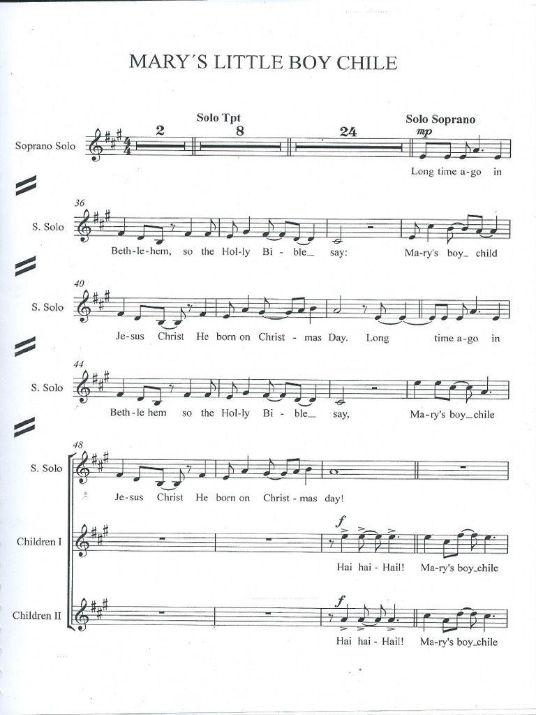 Mary S Little Boy Chile | PDF