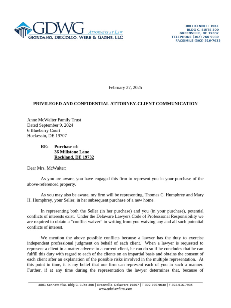 Conflict Waiver for Property Purchase | PDF | Conflict Of Interest ...