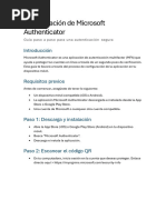 Configurar Microsoft Authenticator | PDF | Microsoft | Software de la ...
