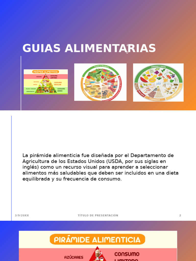 Guias Alimentarias | PDF