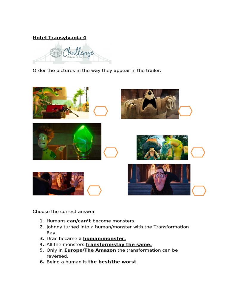 Hotel Transylvania 4. Trailer | PDF