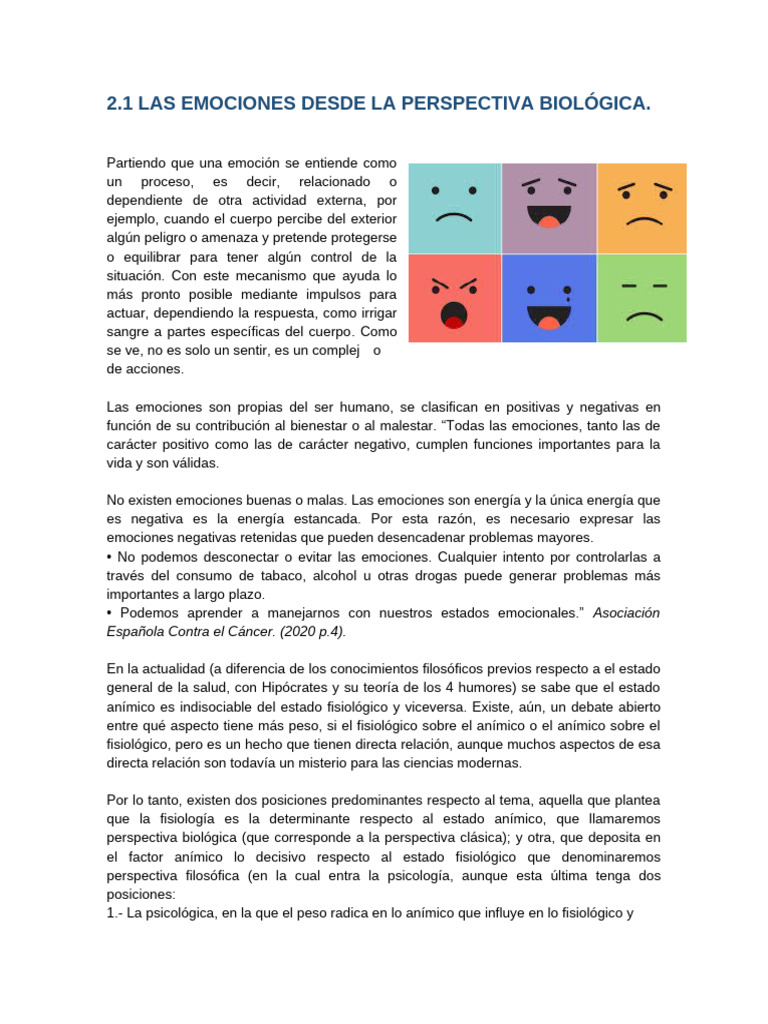 Las Emociones | PDF | Las emociones | Conceptos psicologicos