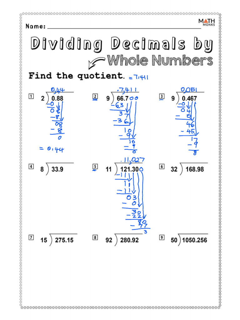 Grade 7 Work | PDF