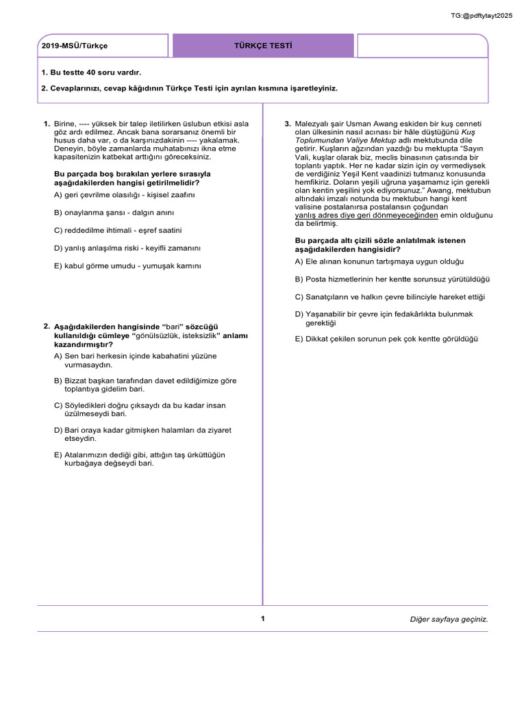 Msü 19 tr sos | PDF