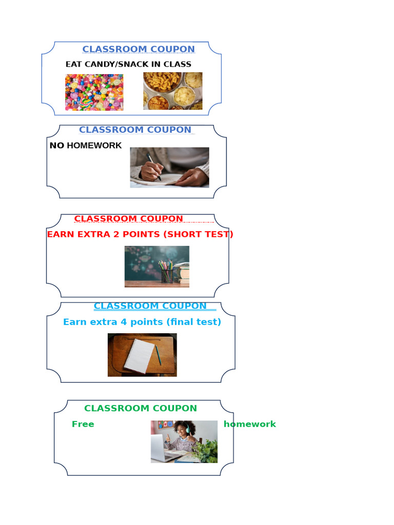 Classroom Coupon | PDF