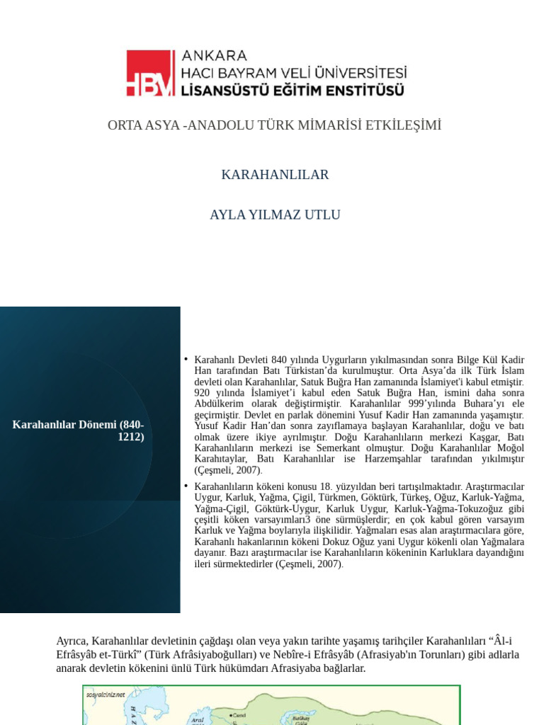 Karahanlilar Sunum | PDF