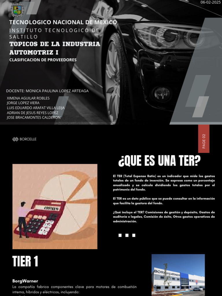 TIER | PDF | Vehículo híbrido | Industria automotriz