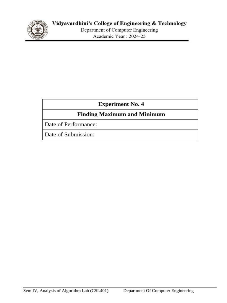 SE_Sem_IV_AoA_Lab_Experiment_4_202425 | PDF | Computer Programming | Mathematical Analysis