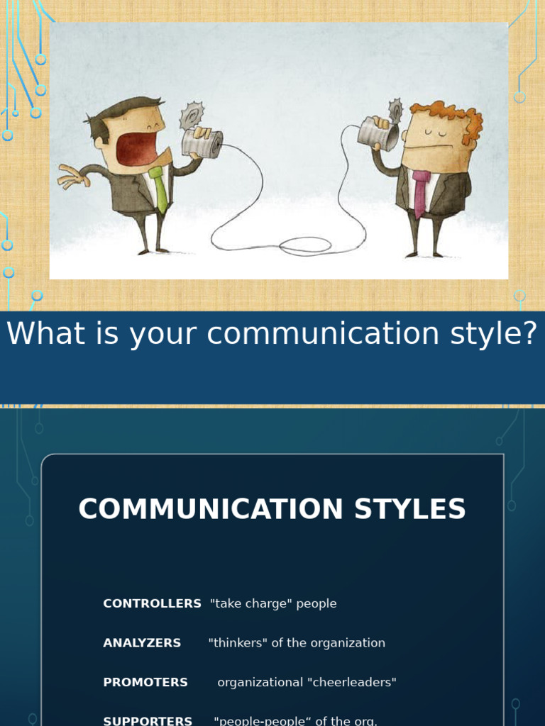 Understanding Communication Styles | PDF | Human Communication ...