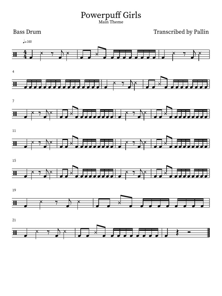Powerpuff BassDrum | PDF