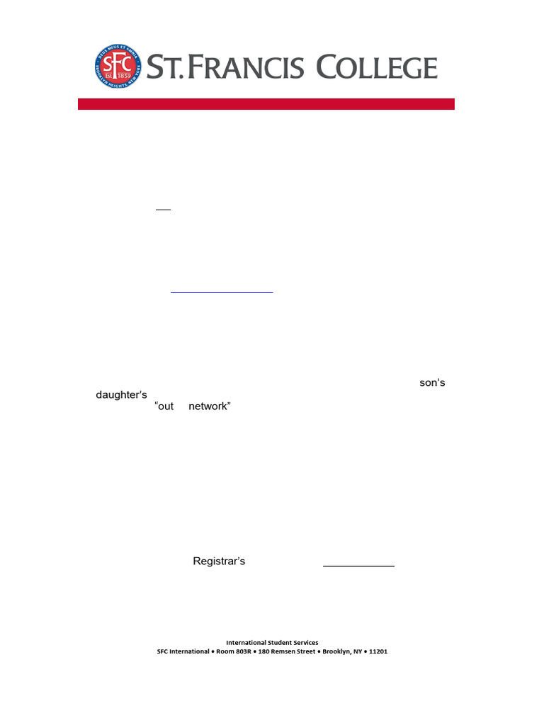 Mandatory Health Insurance for SFC Students | PDF | Financial Risk ...