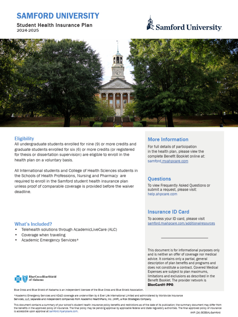 Student-Health-Plans | PDF | Insurance | Deductible