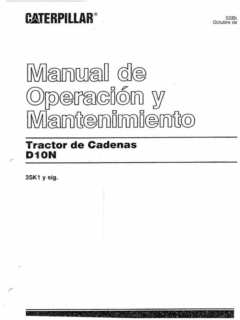 TRACTOR DE CADENA D10N | PDF