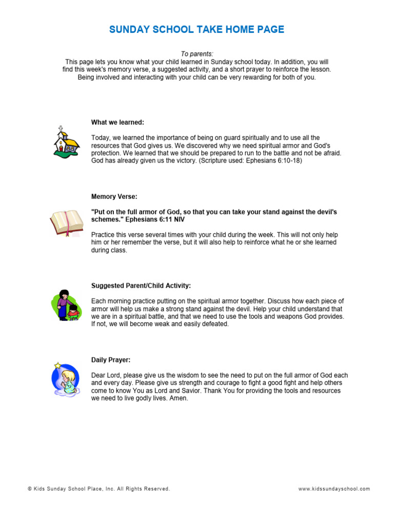 Armor of God Take Homepage | PDF