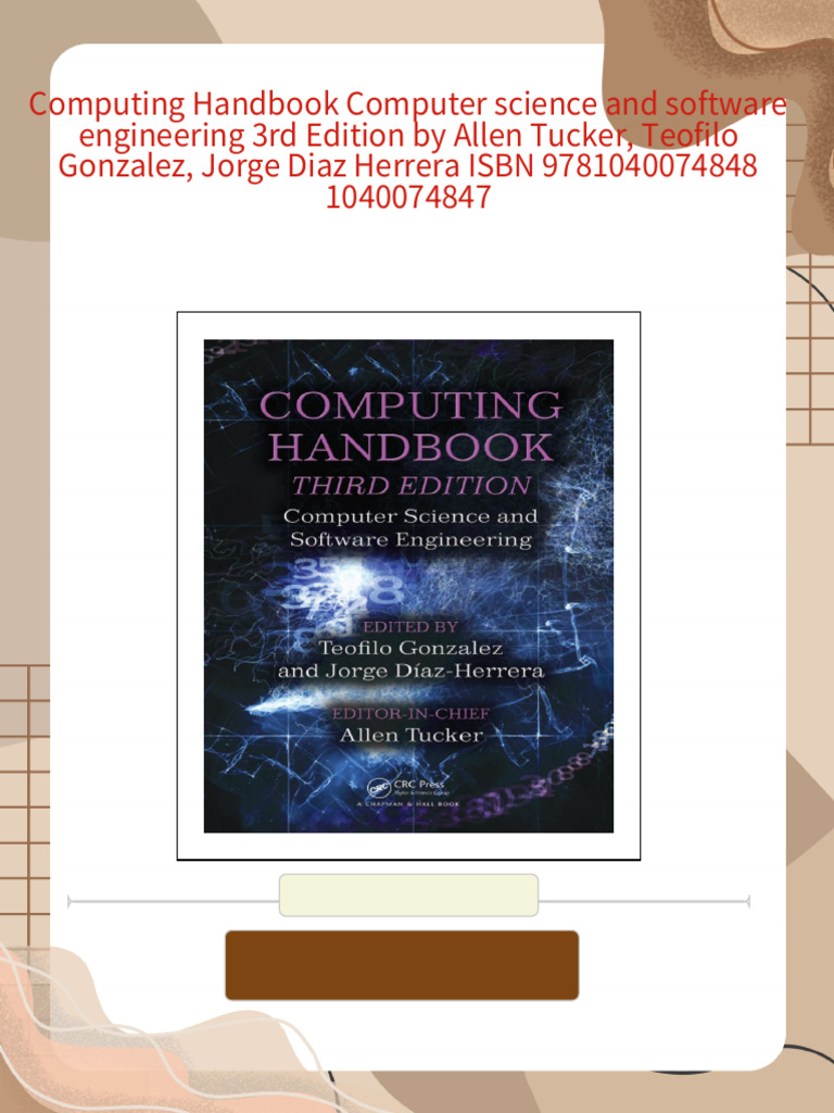 Download full Computing Handbook Computer science and software engineering 3rd Edition by Allen ...