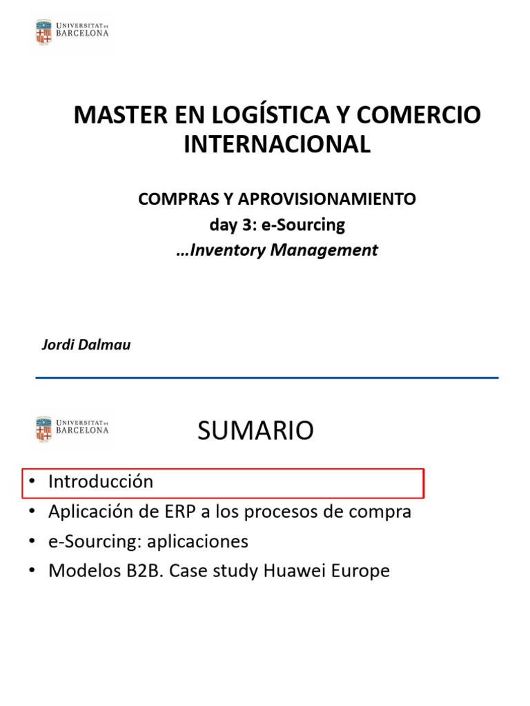 Compras y Aprovisionamiento Day 3 | PDF | Planificación de recursos empresariales | Subasta