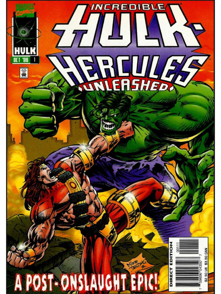 Incrivel - Hulk.v2.448.1 Incredible Hulk Hercules Unleashed (1996) 1 | PDF
