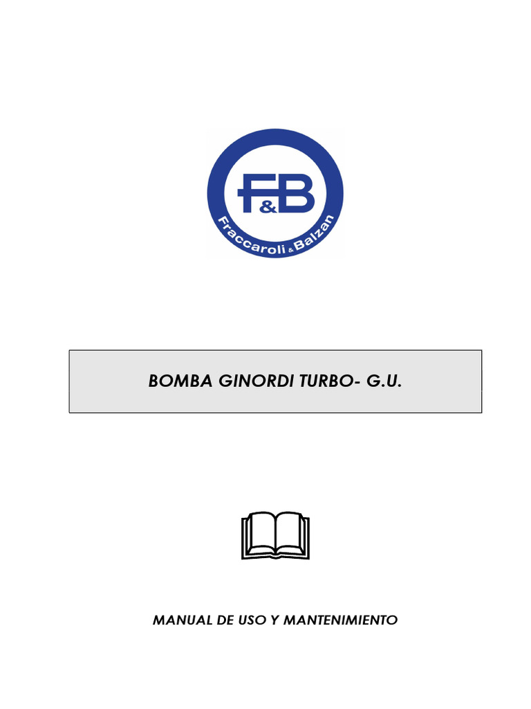 Esp. Bomba Ginordi 22 - 30 Kw. Dos Impeler | PDF | Bomba | Rodamiento (Mecánico)