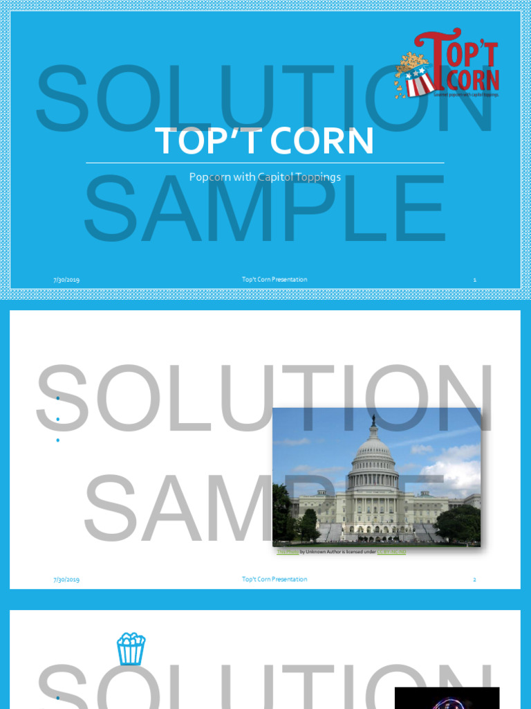 PP2019 Capstone Level3 Solution | PDF | Foods | Snack Food