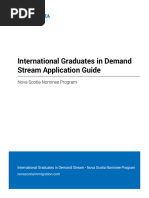 SINP-OASIS User Guide For Applicants | PDF