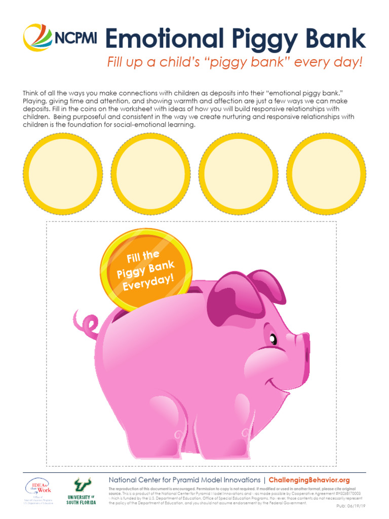 Emotional Piggy Bank | PDF
