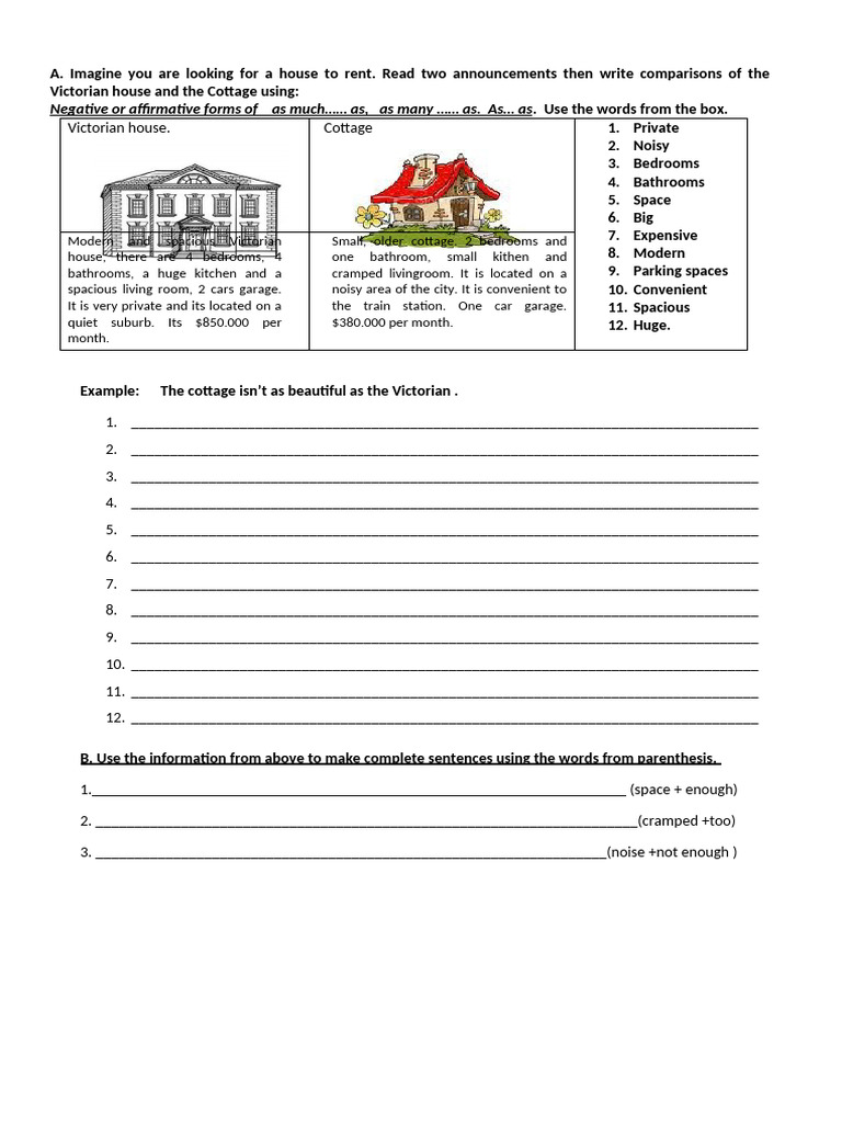 Comparing Victorian and Cottage Houses | PDF | Houses | Housing