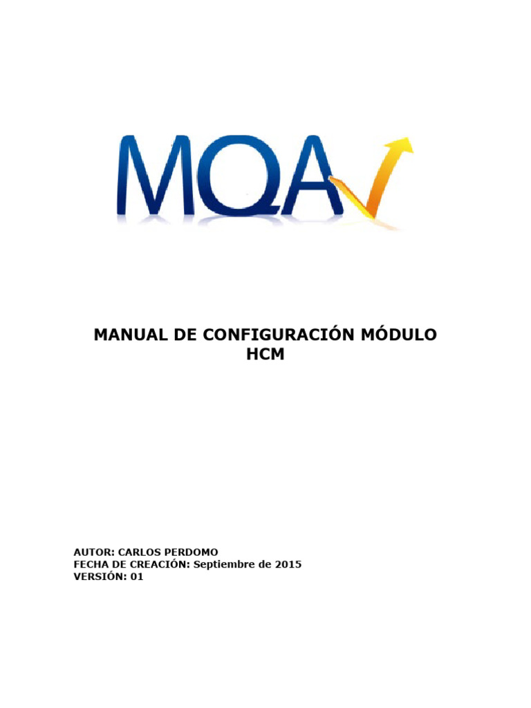 Manual de Configuracion HCM Sap | PDF