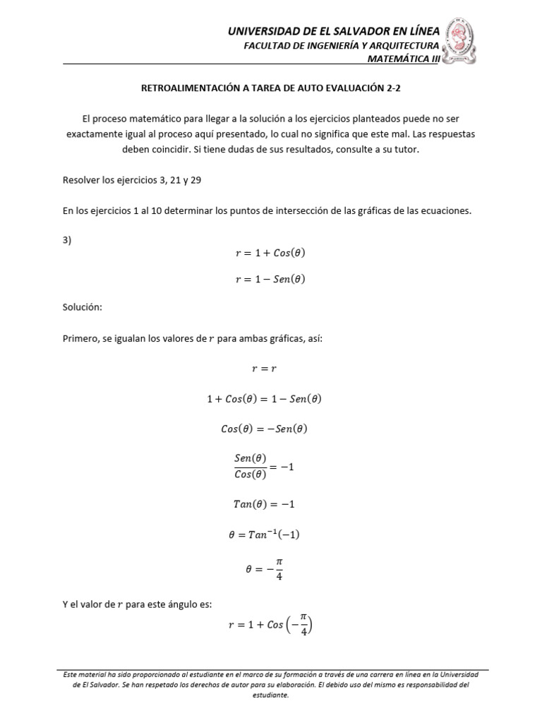 Retroalimentación 2-3 | PDF | Integral | Matemáticas