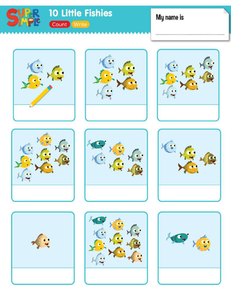 Kinder 10 Fishes | PDF