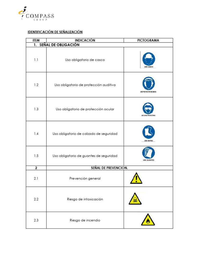 HSE - AN.026 Señalización UN | PDF | Materiales | Seguridad Pública