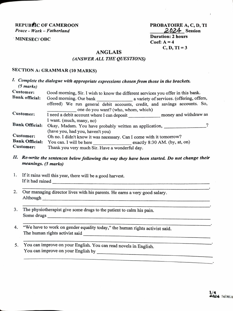 Grammar and Vocabulary Exercises for Students | PDF | Violence | Child ...