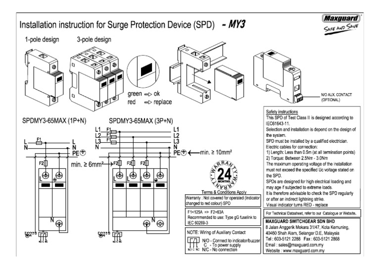 SPD Operation Manual (01-06-2022) - Model 5 | PDF